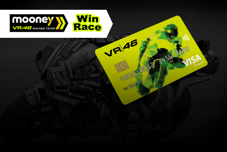 Carta VR46 la prepagata del Mooney VR46 Racing Team